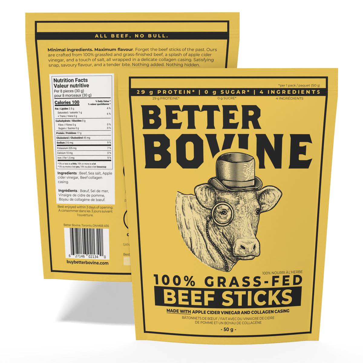Delicious, Healthy 100% Grassfed Beef Jerky | Better Bovine
