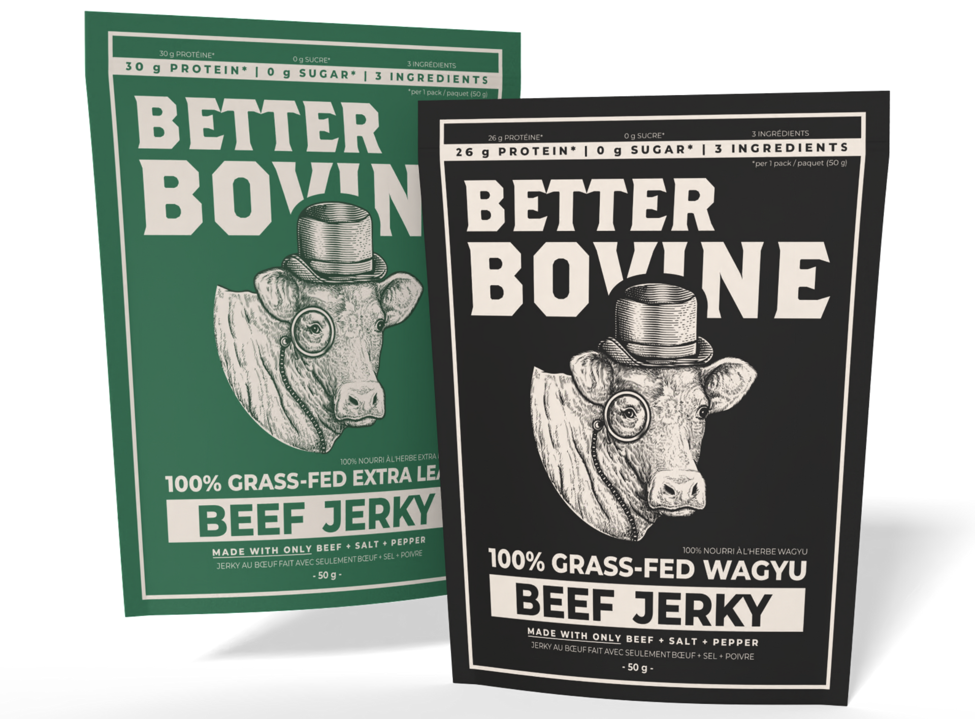Delicious, Healthy 100% Grassfed Beef Jerky | Better Bovine
